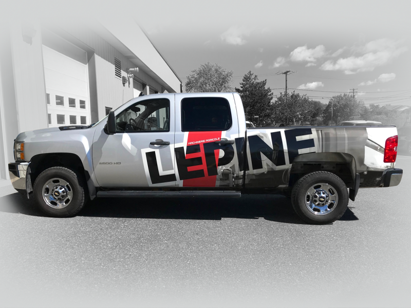 Lettrage de pick up - Gascom